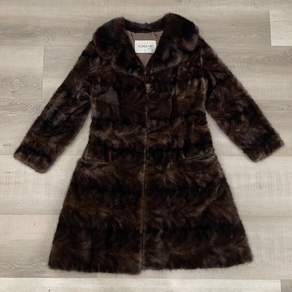 Hopper | Jackets & Coats | Vintage Real Fur Coat | Poshmark